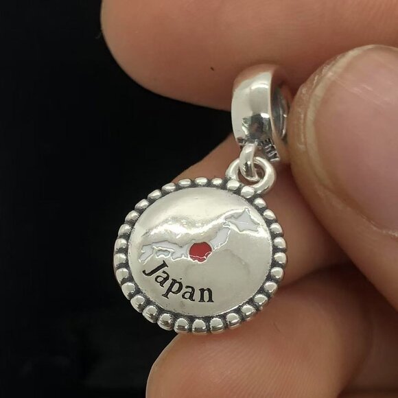Pandora | Jewelry | Pandora Japan Map Dangle Charm | Poshmark